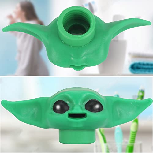 2023 New Y-oda Toothpaste Topper, Toothpaste Topper Child Toothpaste Cap Toothpaste Dispenser for Kids and Fans Gift Box