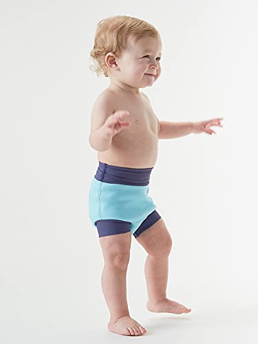 Splash About Happy Nappy Reusable Swim Diaper, Blue Cobalt, 3-4 Years