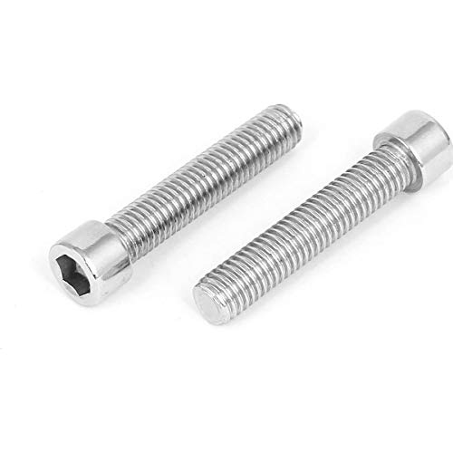 L-A 0.8mm Pitch M5x40mm Stainless Steel Hex Socket Head Cap Screws Bolts οΌ25PcsοΌ