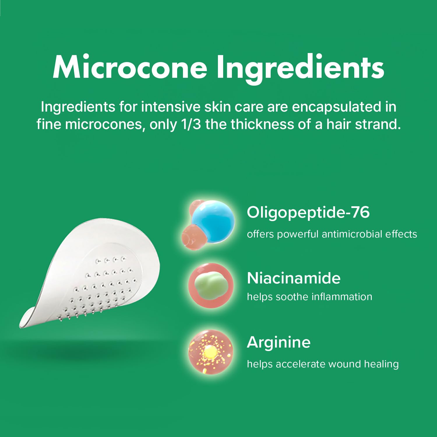 Acropass Trouble Care Microcone Acne Patch for Early Stage Pimple and Zits - Hydrocolloid, Niacimide Pimple Spot Treatment (6ct + 6 Tea Tree cleansers)