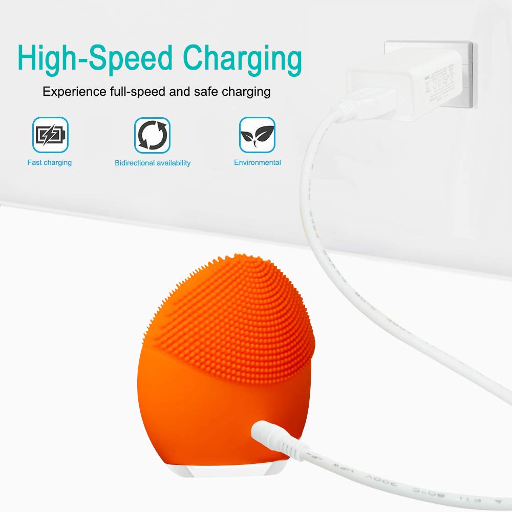 Charger for FOREO Luna Series Facial Cleanser Foreo Luna / Luna2 / Luna Mini/Luna Mini 2/ FOREO ISSA Series E-Toothbrush Replacement Charging Cord Cable USB DC Charger for Luna 4FT