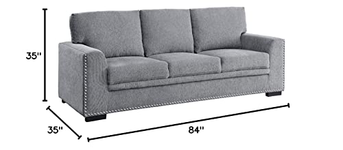 Lexicon Winona Living Room Sofa, Gray