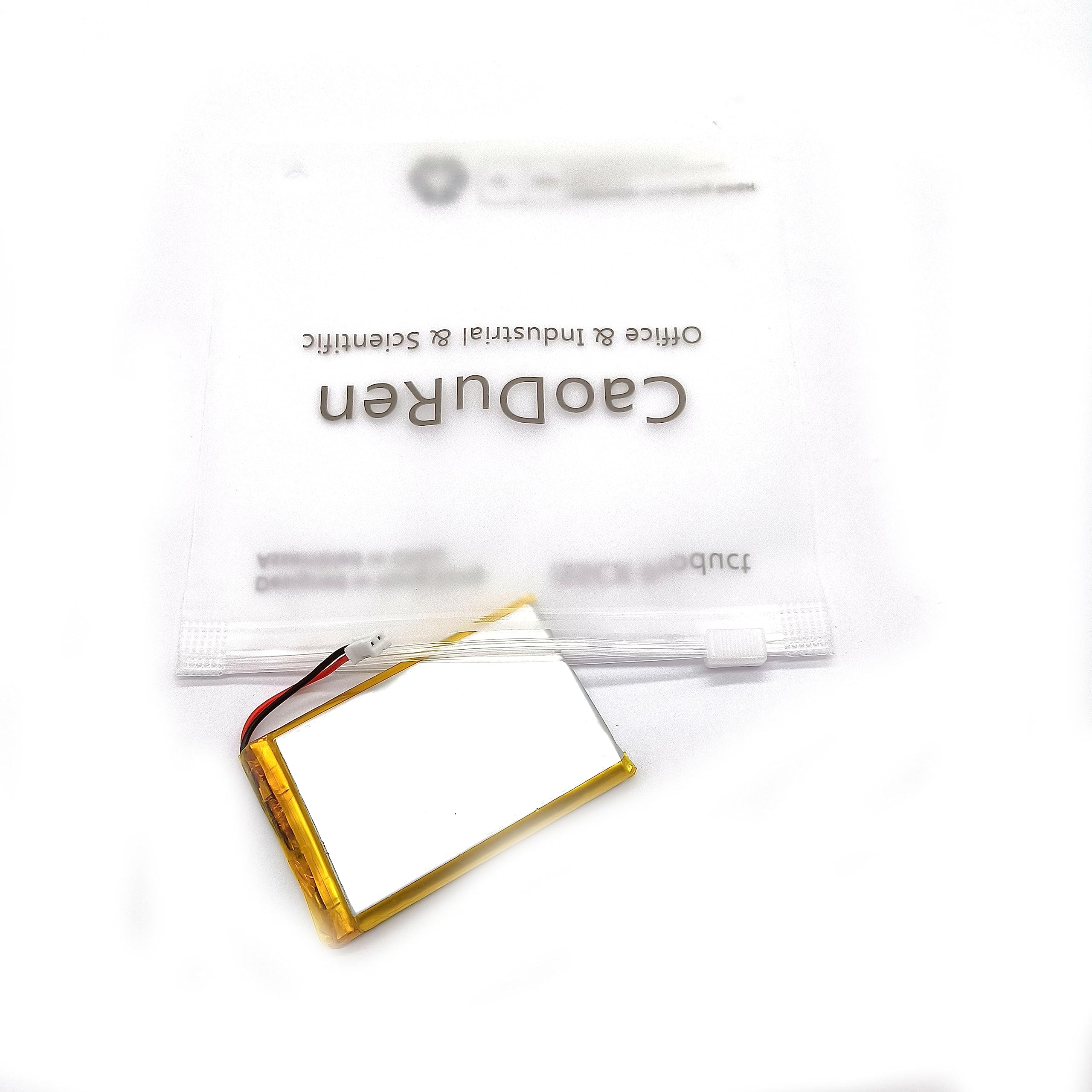 CaoDuRen MSDS Verified Part Number: 402020, Rechargeable 3.7V 120mAh Li Lipo Lithium Polymer Ion Battery Pack with 2 Pin 2.0mm JST Connector