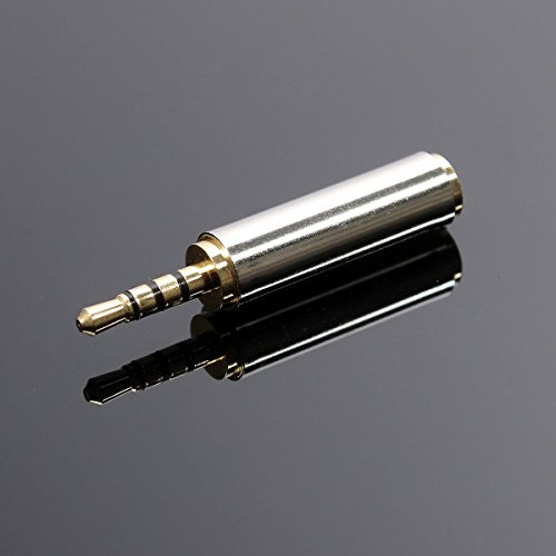 3.5mm Male to 2.5mm Female Stereo Audio Headphone Jack Adapter Converter (1 PC)