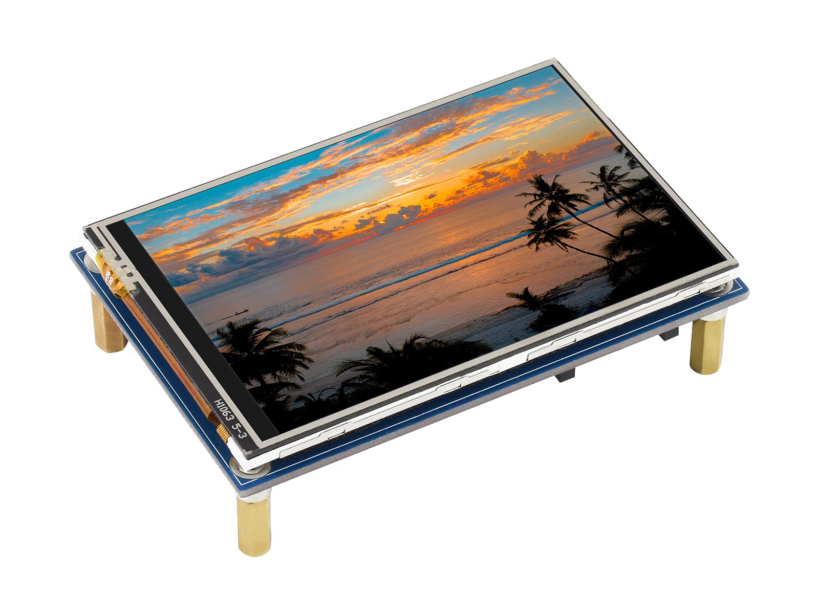 waveshare for Raspberry Pi Pico LCD 3.5inch Touch Display Module 480×320 Resolution 65K Colors Display IPS Screen,Resistive Touch Controller XPT2046, ILI9488 Driver, Using SPI Bus