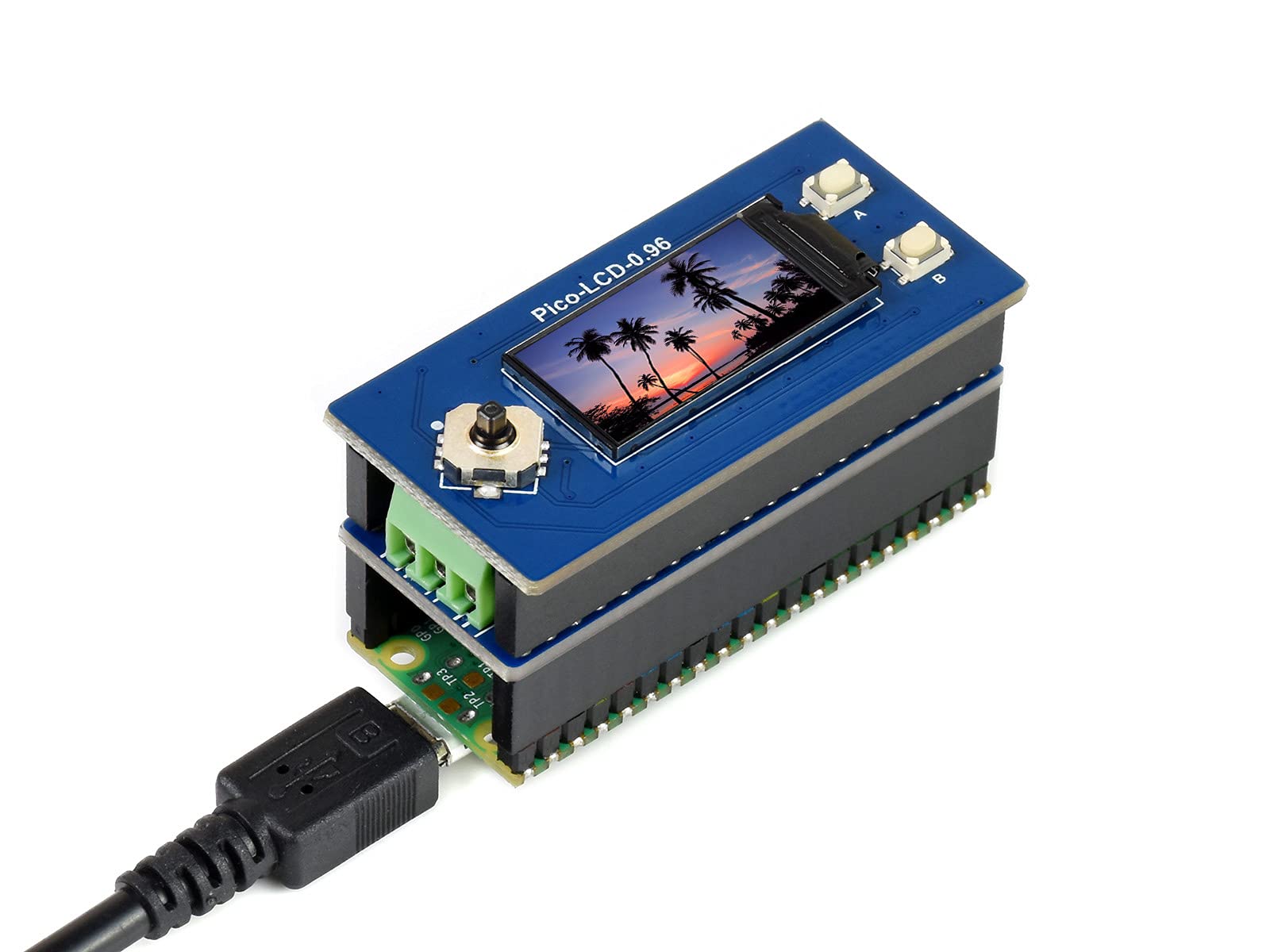 Waveshare 2-Channel RS485 Module Expansion Board for Raspberry Pi Pico, SP3485 Transceiver, UART to RS485, 300500000bps BAUDRATE