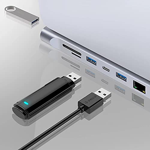 GPPZM 12 in 1 USB C Hub Laptop Docking Station Type-C to Dual HDMI-Compatible/VGA/USB 3.0 Hub/PD/RJ/Micro-SD/TF Card Dock Adapter