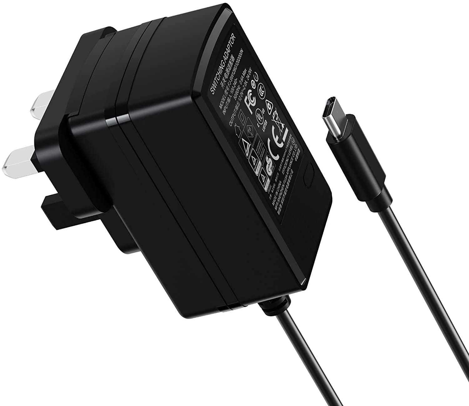 MeLE 12V 2A DC to AC Power Adapter with Type-C Port and UL UK GS Standard Plugs for MeLE Mini PC Computer Quieter2Q Quieter2D Quieter3Q Quieter3C Quieter4C and PCG02 Pro