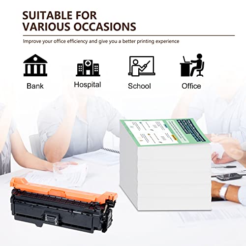 5 Pack (2BK+1C+1M+1Y) High Yield 647A | CE260A 648A | CE261A CE263A CE262A Toner Cartridge Set Replacement for HP CP4025n Enterprise CP4025dn CP4525n CP4525dn CP4525xh Printer