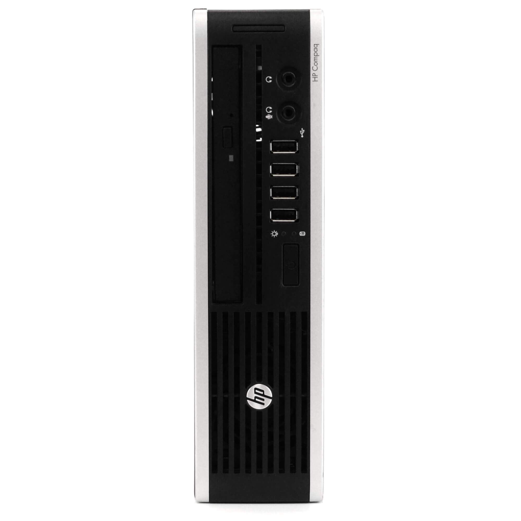 HP Compaq 8200-USFF, Core i5-2400S 2.5GHz, 8GB RAM, 240GB Solid State Drive, DVD, Windows 10 Pro 64bit, (Renewed)