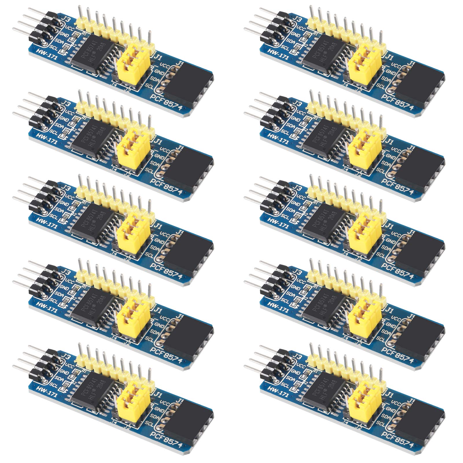 AITRIP 10pcs PCF8574 IO Expansion Board I/O Expander I2C-Bus Evaluation Development Module for Arduino & Raspberry Pi
