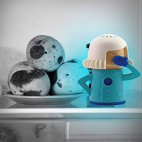 Chilly Cold Mama Fridge Cleaner Baking Soda Freezer Odor Absorber & Freshener Holder, Cool Mama Refrigerator Deodorizer Freezer Odor Household Kitchen Tools, Blue