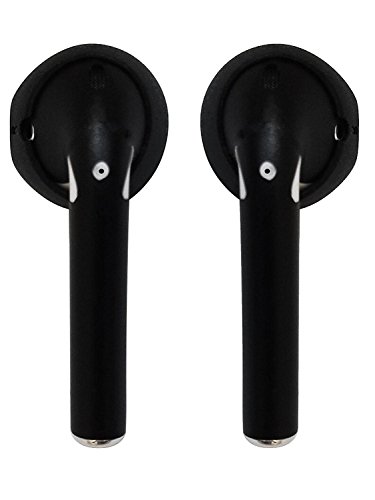 AirPod Skins, Silicone Charging Case Cover, Eartips Bundle (Matte Black)