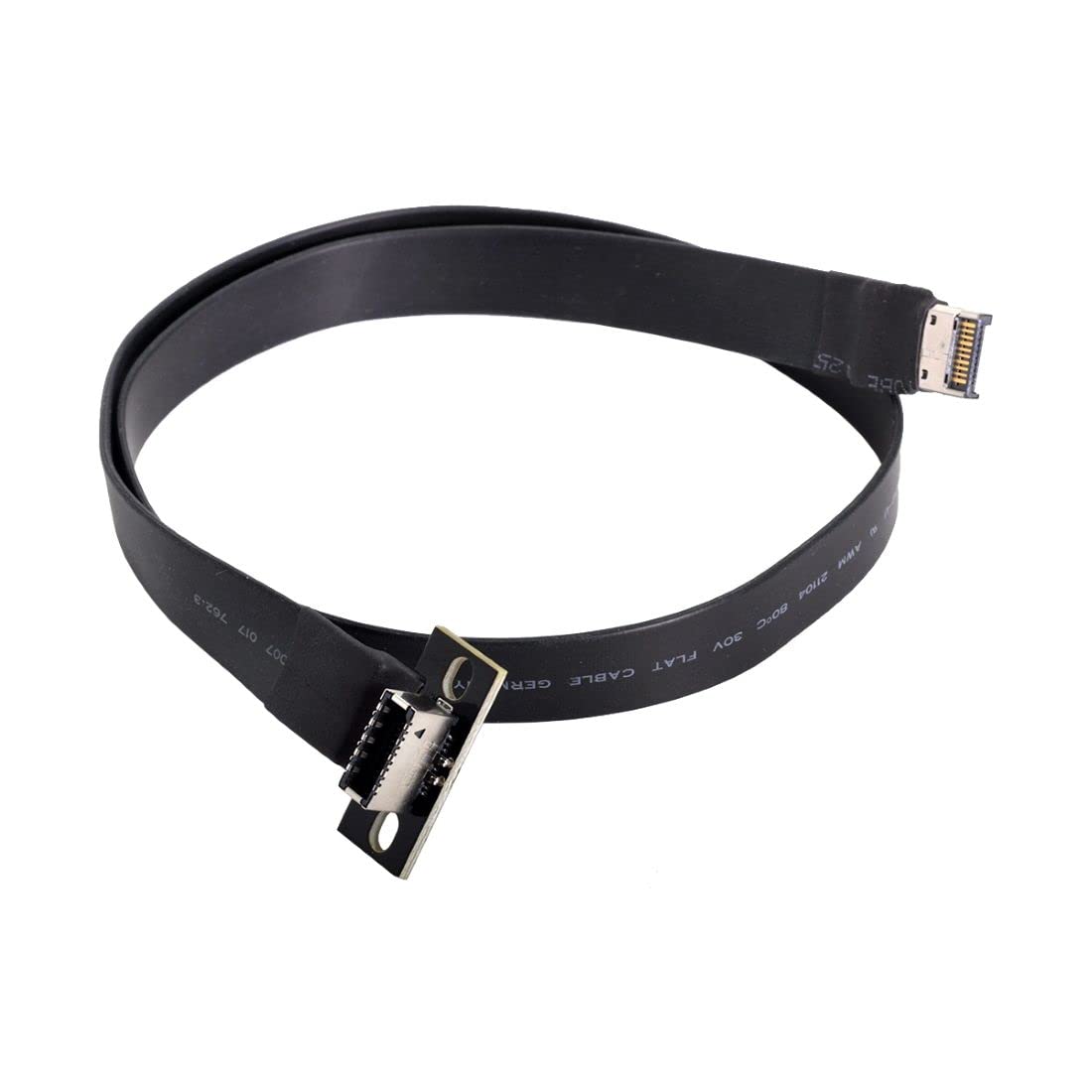 chenyang USB 3.2 Gen 2 USB 3.1 Type-E Front Panel Socket Motherboard Header Extension Cable 50cm