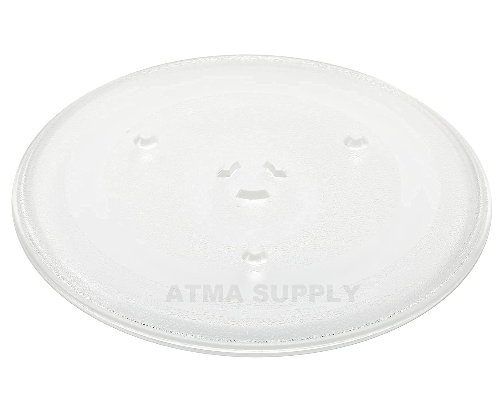 11.25" Microwave Glass Plate WB49X10097 Compatible with GE Samsung Hotpoint Glass Turntable Tray Replaces DE63-00536A
