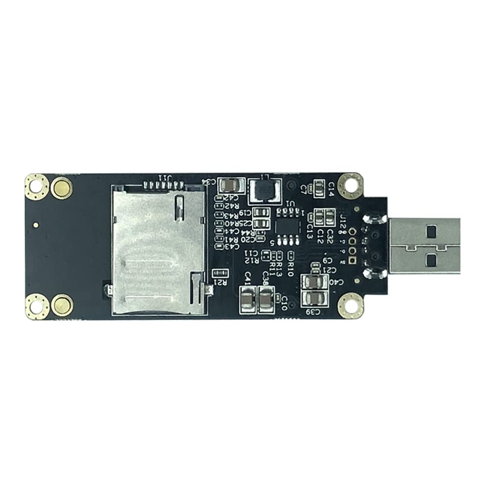EXVIST 4G LTE Industrial Mini PCIe to USB Adapter W/SIM Card Slot for WWAN/LTE 3G/4G Module Applicable for M2M & IoT Applications Like Raspberry Pi Industrial Router IP Camera Digital Signage etc.