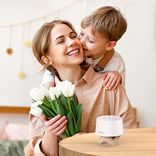 AIRSEE Sound Machine White Noise Machine with Baby Night Light Built-in 31 Soothing Sounds with Timer & Memory Features for Better Sleep, Portable Noise Machine for Baby, Adultsā¦