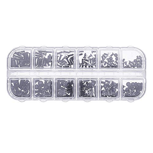 NLXTXQC 240Pcs Screw Carbon Steel Electronic Flat Head Notebook Laptop Repair