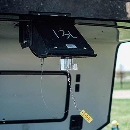 BISupply Semi Trailer King Pin Lock - Anti Theft 5th Wheel Hitch Locking Pin Kingpin Hitch Lock for RVs or Trailers