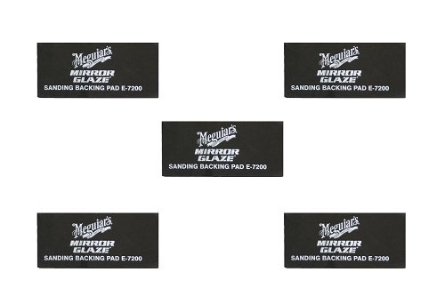 5 X Meguiar's E7200 Mirror Glaze High-Tech Backing Pad