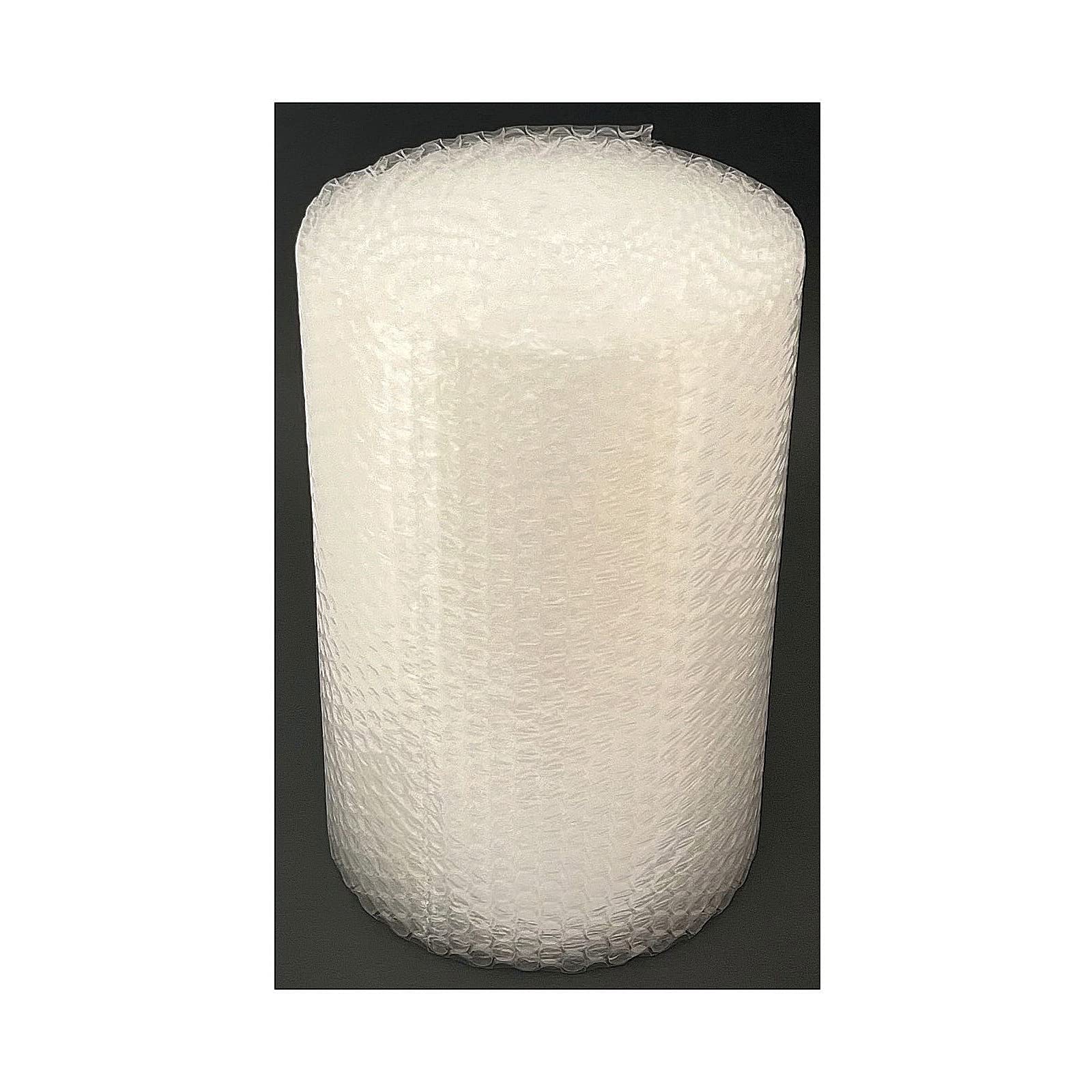 12" By 30 Ft Perforated Small Clear Bubble Cushioning Wrap Roll (3/16")