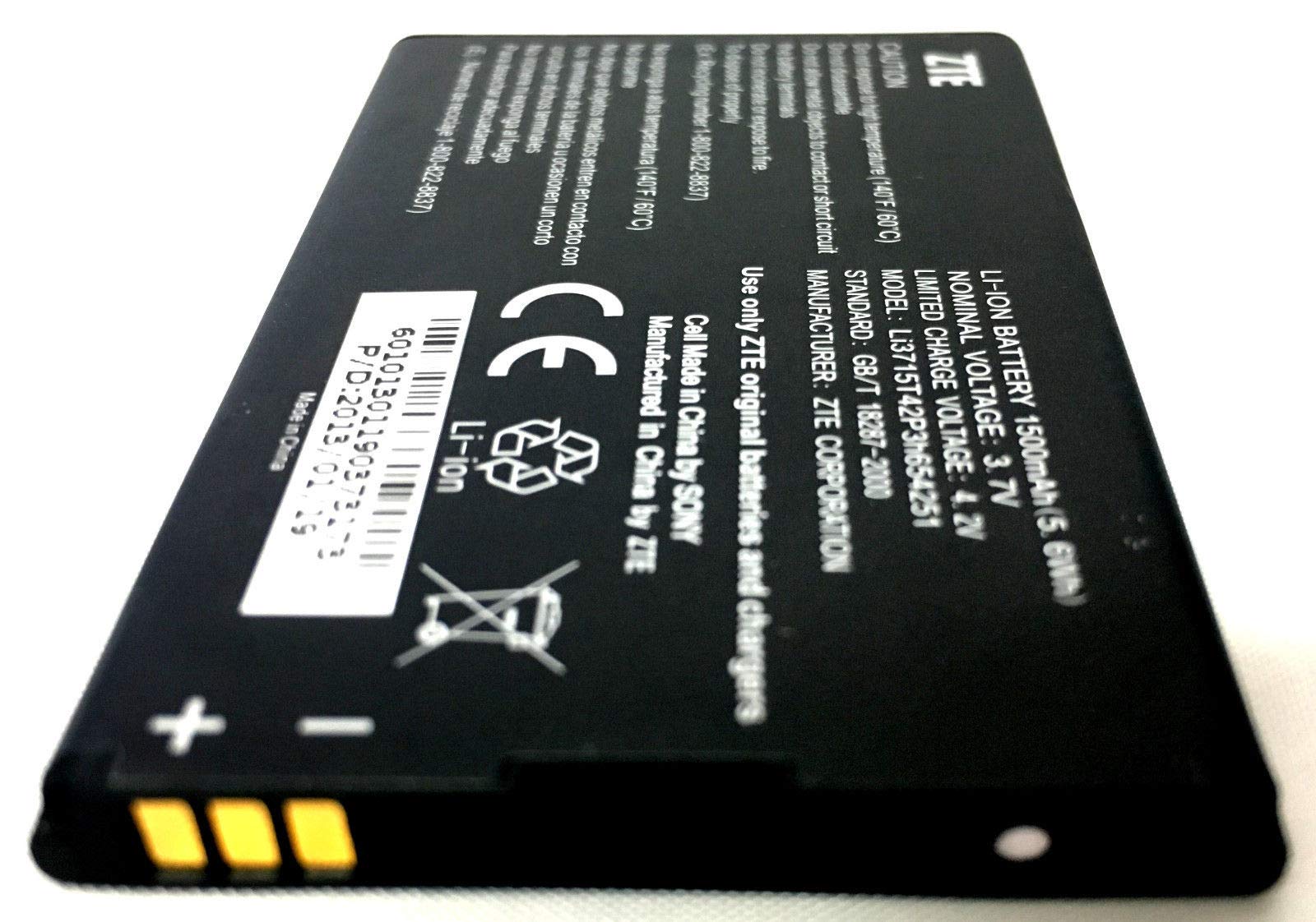 Battery 3.7V 1500mAh Li3715T42P3h654251 Mobile Hotspot WiFi Router