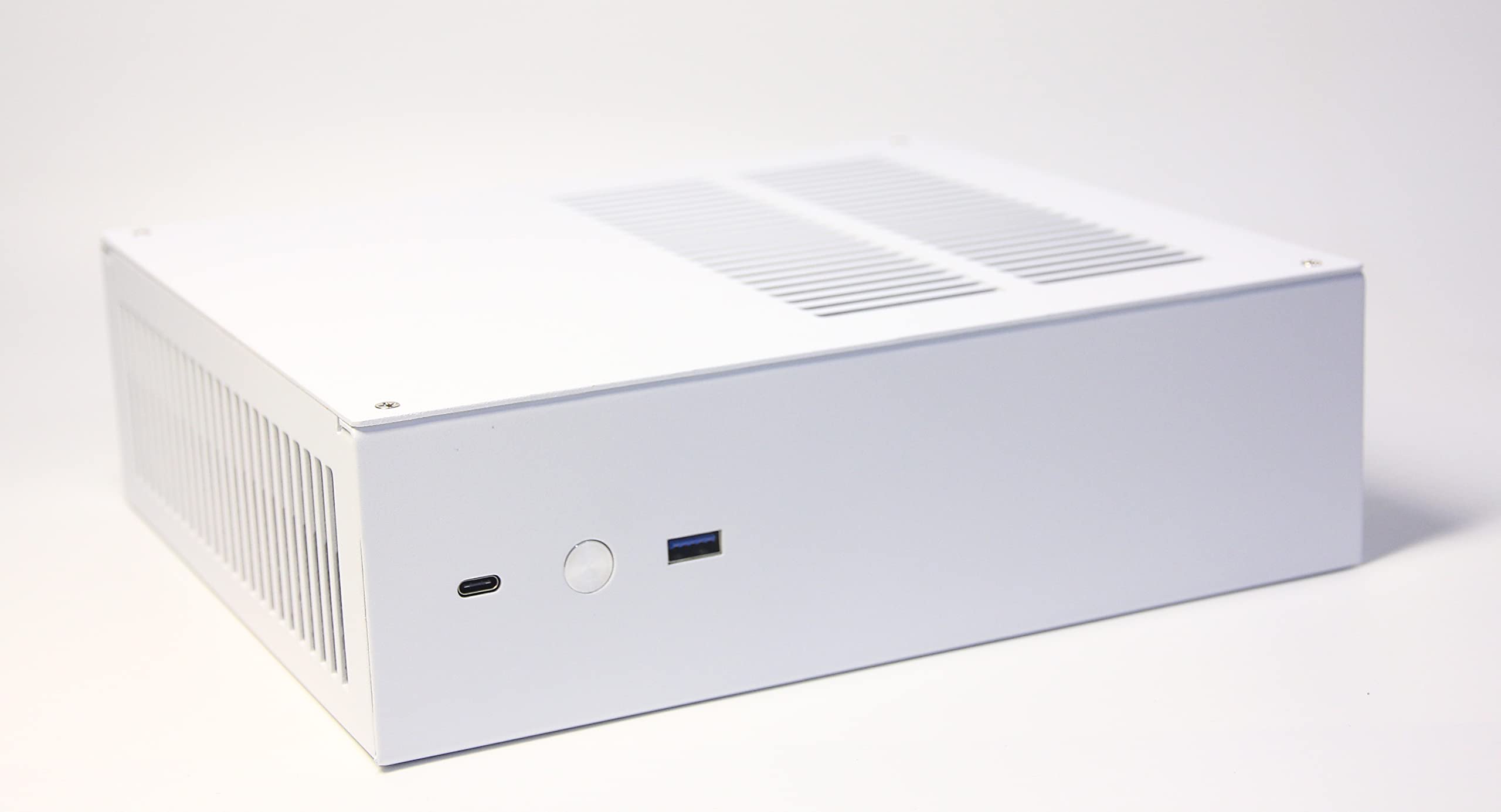 SharGwa PC K29 Painted Stainless Steel Mini ITX Case for 1u PSU with Handle Included