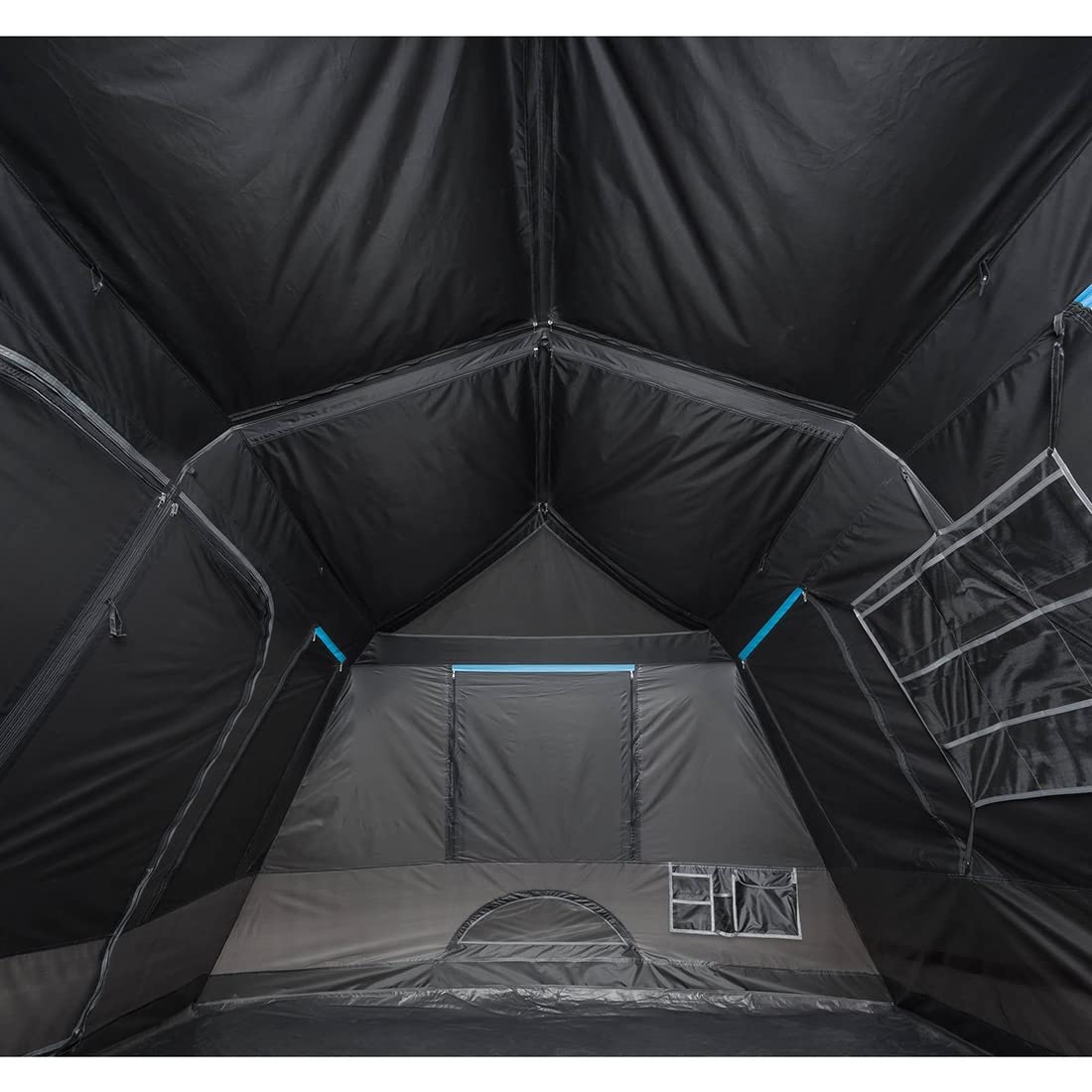 14' x 10' Large Family Cabin Tent 10-Person Dark Rest Instant Cabin Tent for Camping