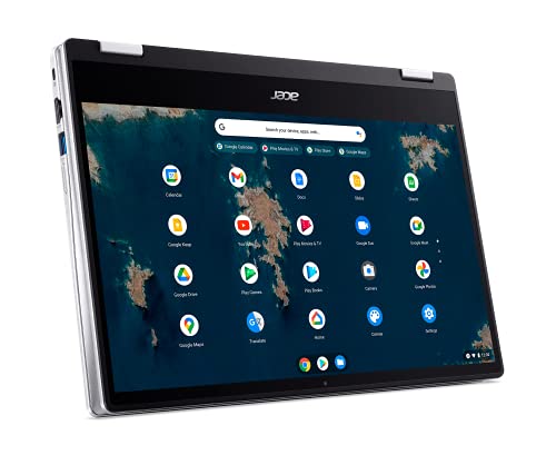Acer Chromebook Spin 314 Convertible Laptop | Intel Pentium Silver N6000 | 14" Full HD IPS Touch Display | 4GB LPDDR4X | 128GB eMMC | DTS Audio | Intel Wi-Fi 6 AX201 | Chrome OS | CP314-1HN-P5NE