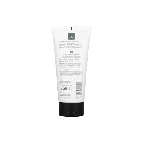 Andalou Naturals Men Refreshing Face Wash with CannaCell, 6 Ounces