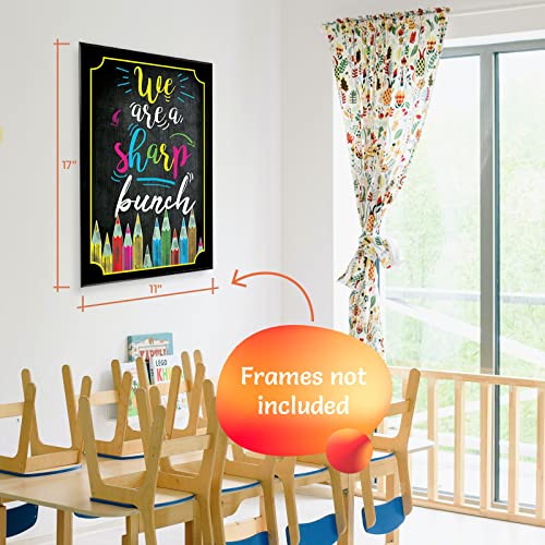 Classroom Posters, Positive Posters For Classroom, Inspirational Posters, Motivational Posters, Office Posters, Motivational Posters For Classroom, Inspirational Quotes Wall Art Set Of 10 Prints 11x17in