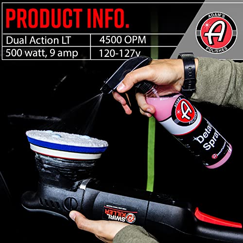 Adam's Polishes Swirl Killer 15mm Car Polisher - Buffer Polisher Dual Action Machine | Use W/Car Polish, Polishing Compound, or Car Scratch Remover | Detailing Car Wash Clay Bar Ceramic Coating