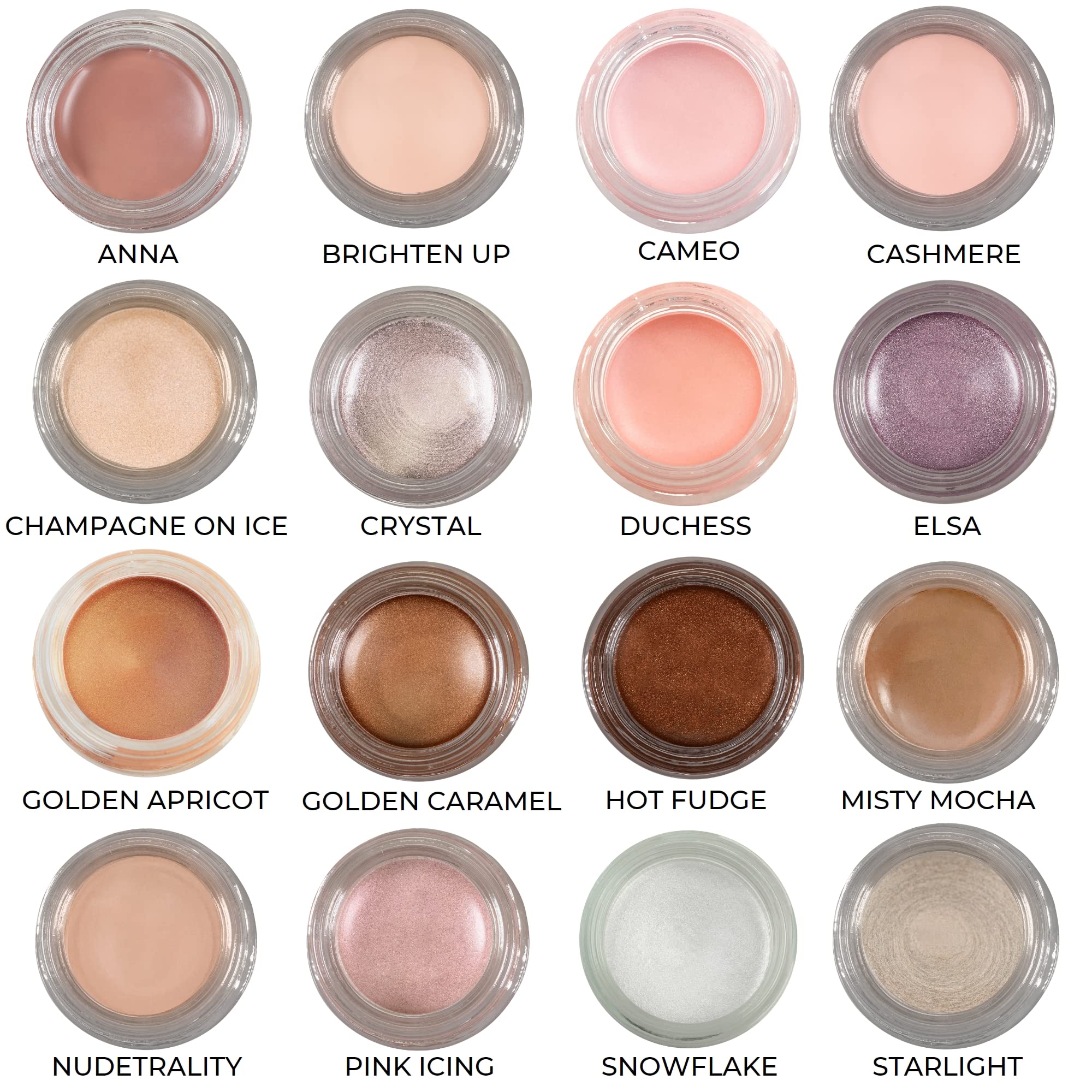 Any Wear Creme Eyeshadow - Waterproof, Smudge-proof, Highly Pigmented - Cream Eye Shadow for Eyes, Cheeks & Lips - Oil-free, Paraben-Free, Cruelty Free (Brighten Up) by Mommy Makeup