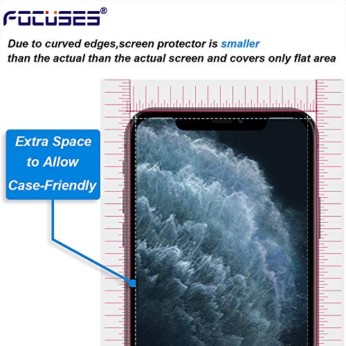 Focuses Screen Protector for iPhone 11 Pro Max, iPhone XS Max, Anti-blue Light Temper Glass Film [Eye Protection ] for iPhone Pro Max/XS Max-3Pcs