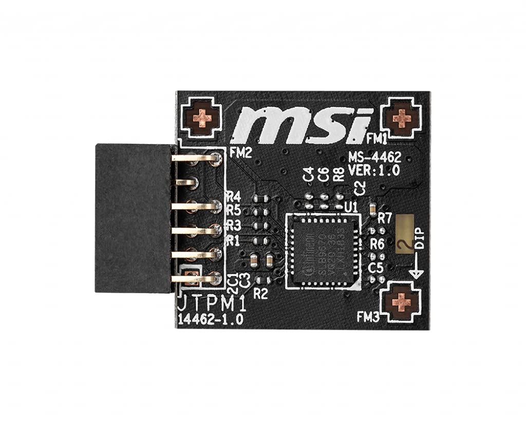 MSI TPM2SPI Accessory Wrist Rest ICE Silk Lycra Cool Gel Infused MemoryFoam for 2.0 Module SPI Vigor WR01
