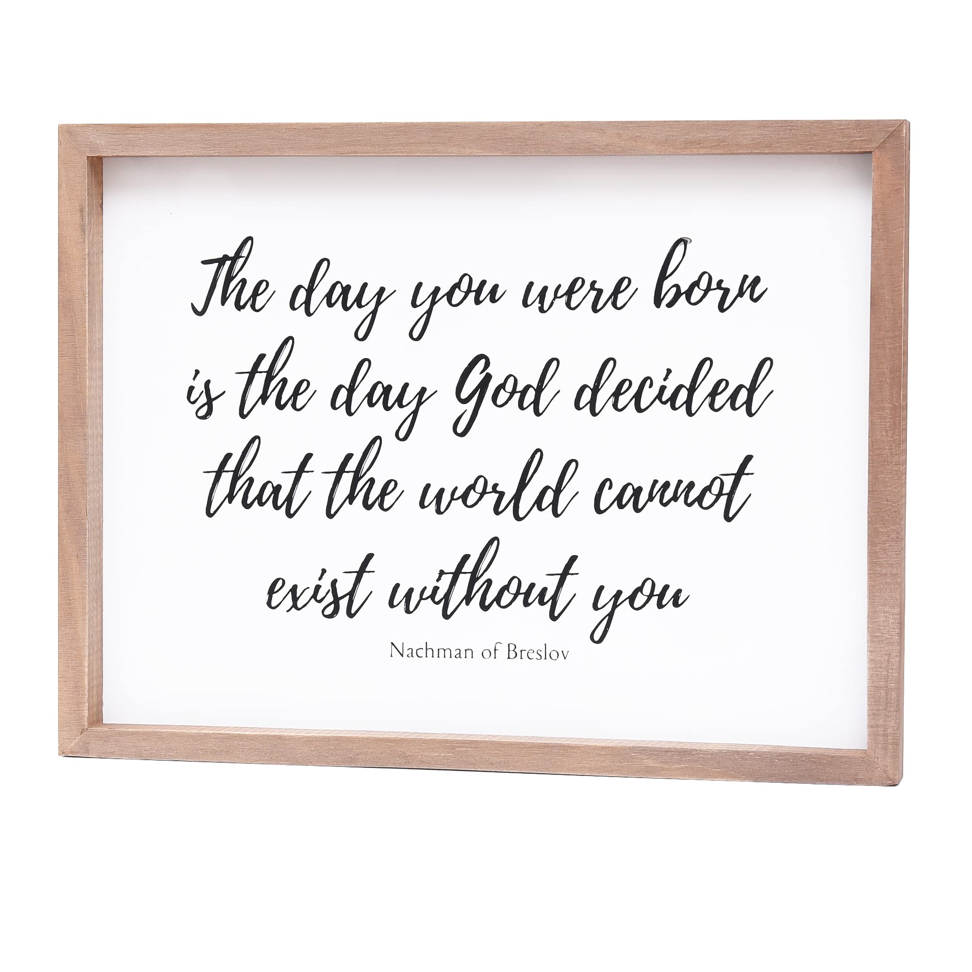 Generic The Day You Were Born Nursery Wall Art - Religious Wall Art | Nursery Prints | Quote Wall Art | Baby Boy Nursery | Baby Girl Nursery | Expecting Mom Gift 12x16 Brown