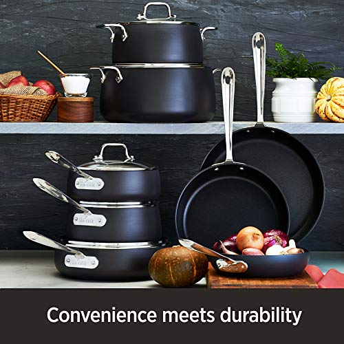 All-Clad HA1 Hard Anodized Nonstick Roaster and Nonstick Rack 13 x 16 Inch Roaster Pan, Pots and Pans, Cookware