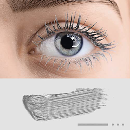 TSUVIMI Ever Long Mascara, Color Mascara, Long Lasting Mascara (Silver Gray)