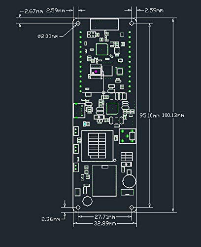 TTGO Meshtastic T-Beam V1.1 CH9102F CHIP ESP32 433/868/915/923Mhz WiFi Bluetooth ESP32 GPS NEO-6M SMA 18650 Battery Holder with OLED (433Mhz OLED)