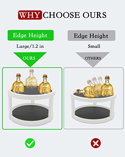 2pcs 12inch Lazy Susan and 1pc 2tier 10inch Lazy Susan