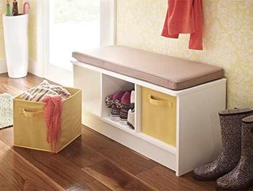 ClosetMaid 1569 Cubeicals 3-Cube Storage Bench, White