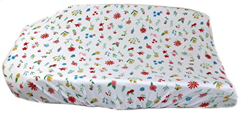 Changing Pad Cover Floral Organic Cotton for Girls (Changing Pad)