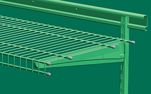 ClosetMaid 23578 MaxLoad Shelving End Caps, Grey