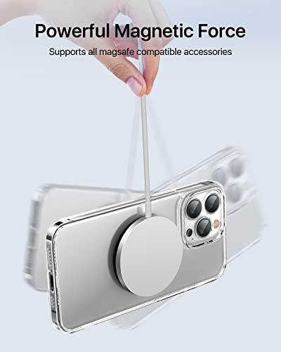 andobil MagStick Magnetic Ring, [Auto-Aligning, Easy-Install] Wireless Charging Adapter, Magnet Sticker Compatible with MagSafe/iPhone 14/13/ 12/11/ X, S22/ S21 etc, Mag Safe Accessories, 2 Pack