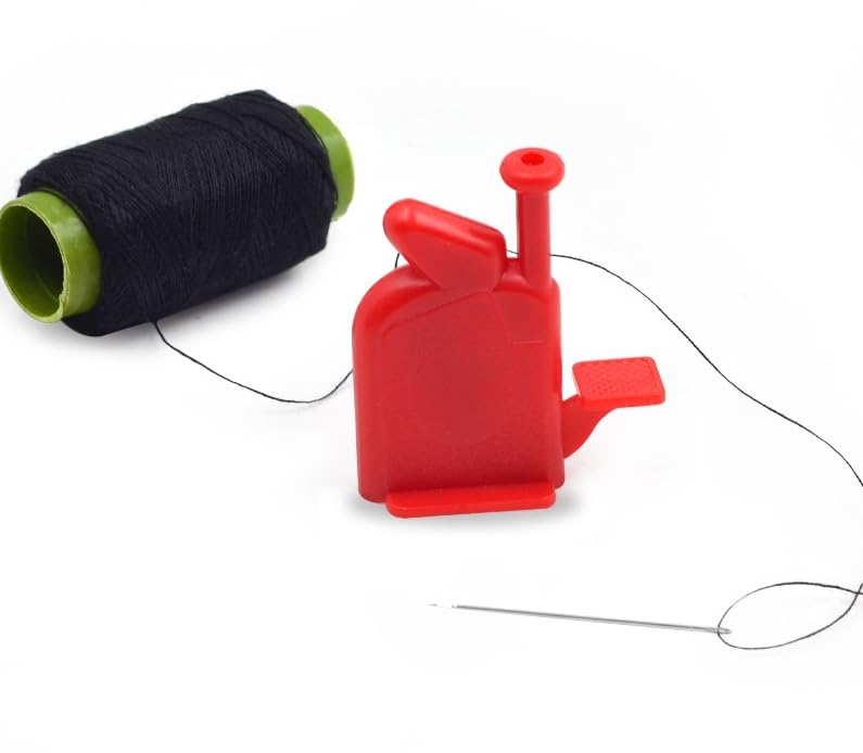 Automatic Needle Threader, Needle Threader for Home Use, Needle Threader for Hand Sewing, Needle Threader for Various Needle Types, Needle Threader for Handicraft Essential (2Pcs).