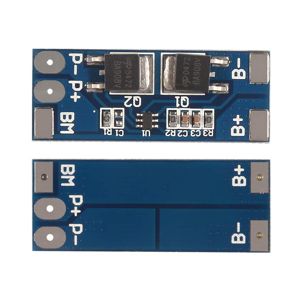 ACEIRMC 5pcs 2S 8A Li-ion 7.4V 8.4V Li-ion Lithium Battery 18650 Charger PCB Protection Board for Li-ion Lipo Battery Cell Pack
