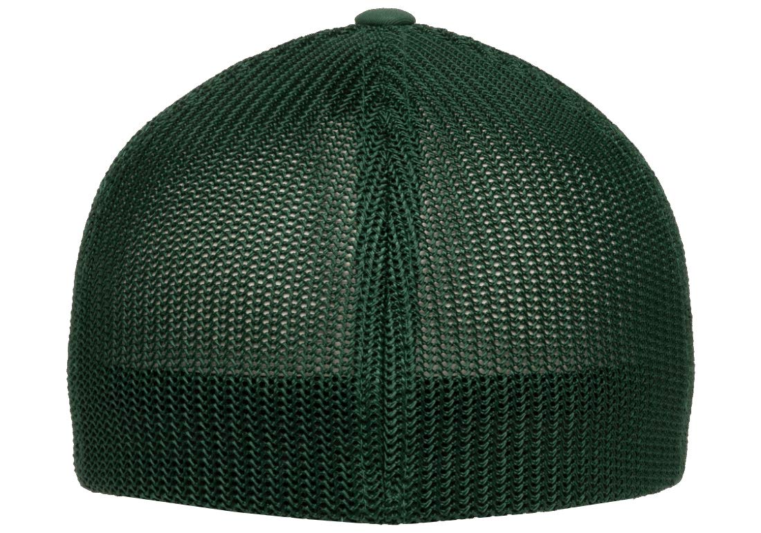 1948-52 Ford F1 F-1 Pickup Truck Outline Design Flexfit Trucker Mesh Fitted Cap Forest