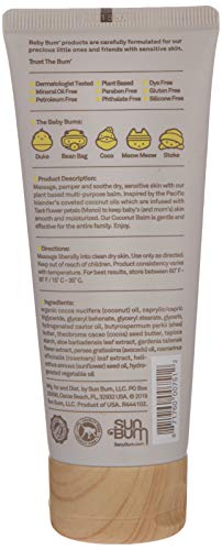 BABY BUM Monoi Coconut Baby Balm, 3 OZ