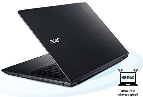 Acer Aspire E 15 E5-575-33BM 15.6-Inch FHD Notebook (Intel Core i3-7100U 7th Generation , 4GB DDR4, 1TB 5400RPM HD, Intel HD Graphics 620, Windows 10 Home), Obsidian Black