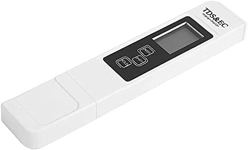 YUESFZ Precise Water Quality Tester, 3 in 1 Professional TDS Meter Portable LCD Digital TDS Conductivity Temperature Meter Water Quality Monitor Tester Practical Water Quality Detector